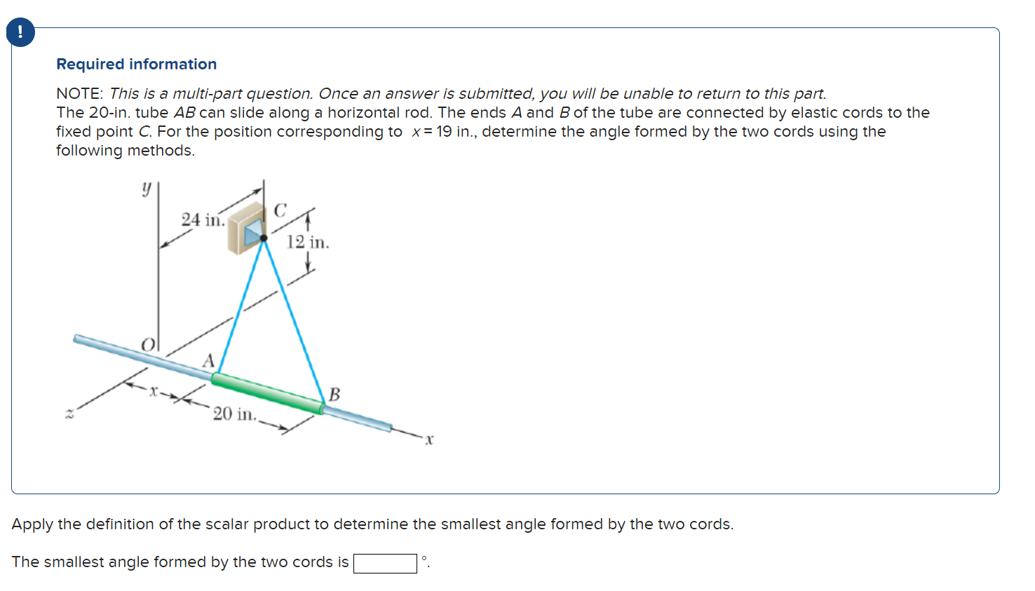 Solved Required information NOTE: This is a multi-part | Chegg.com