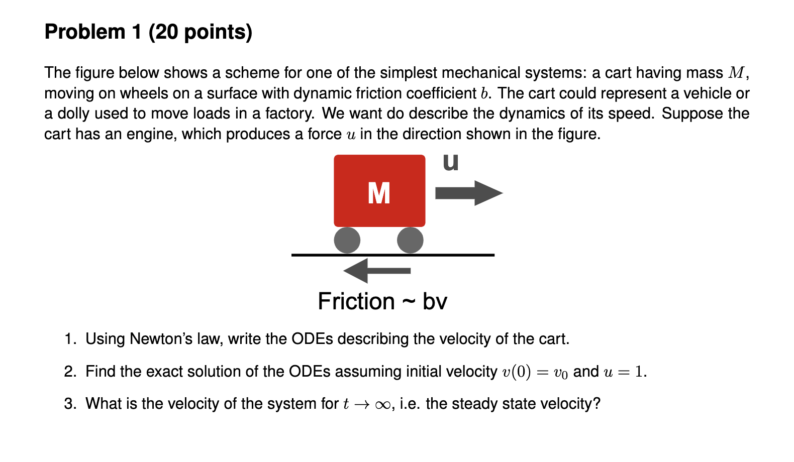 Solved Problem 1 (20 ﻿points)The figure below shows a scheme | Chegg.com