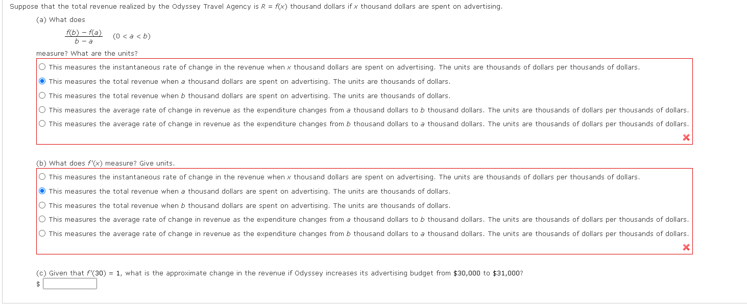 Solved bose that the total revenue realized by the Odyssey | Chegg.com