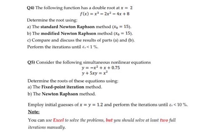 Solved The following function has a double root at x = 2 | Chegg.com