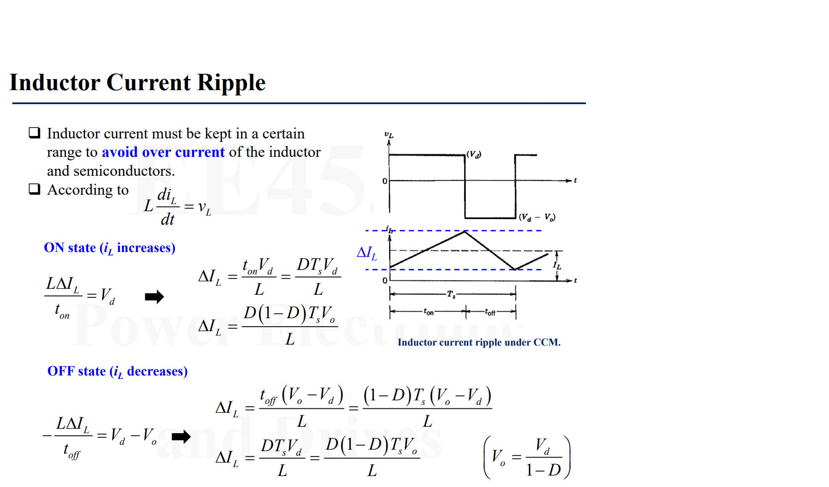 Solved Help to do a step by step derivation for the Off | Chegg.com