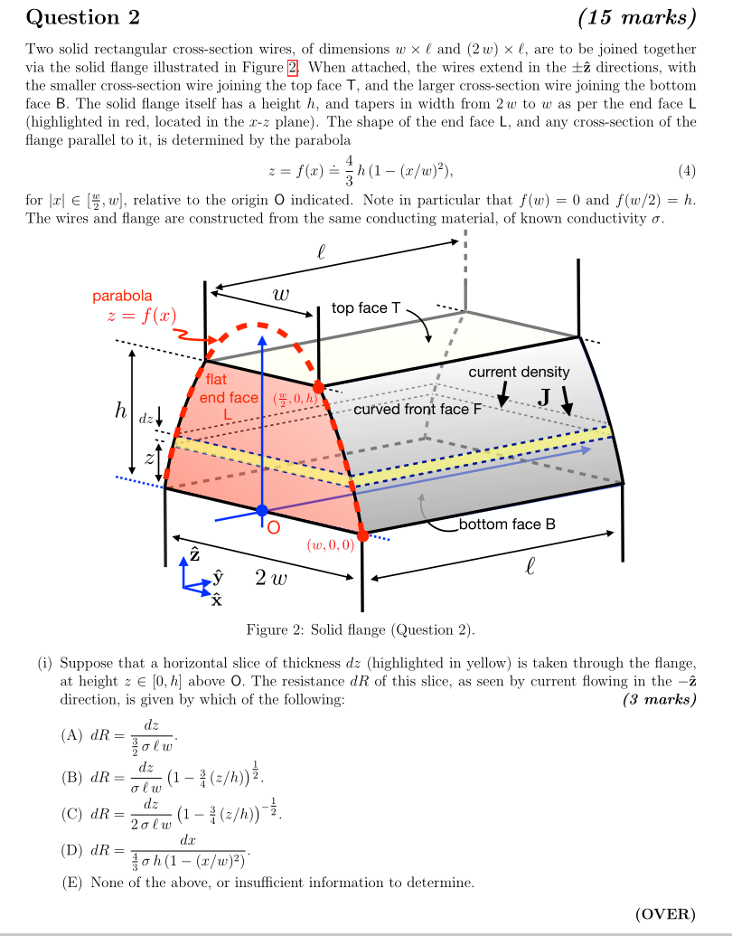Solved Two solid rectangular cross-section wires, of | Chegg.com