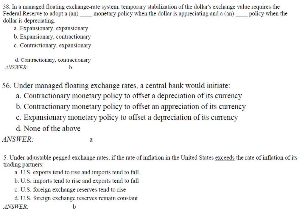 Solved 38 In A managed Floating Exchange rate System Chegg solved-38-in-a-managed-floating-exchange-rate-system-chegg