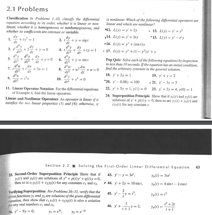 Solved Classification In Problems 1−10, classify the | Chegg.com
