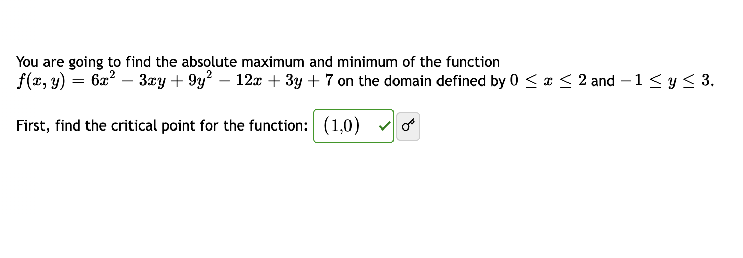 Solved You Are Going To Find The Absolute Maximum And