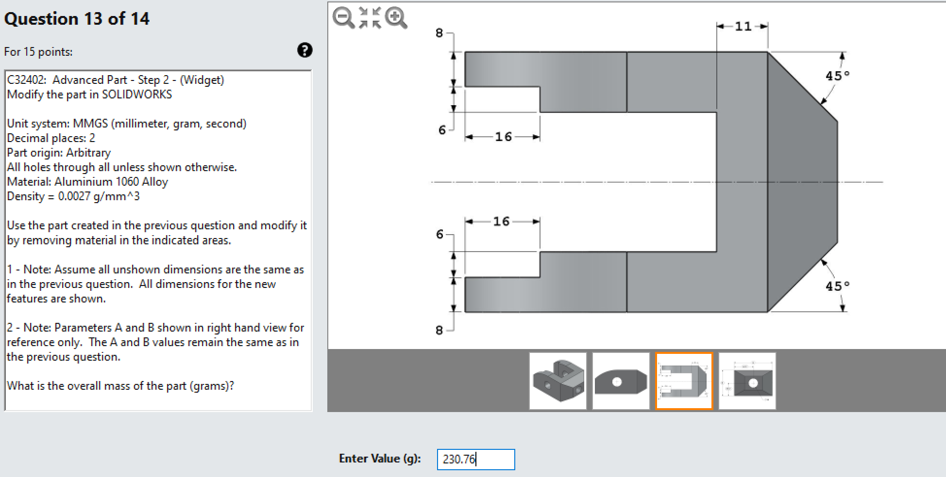 Solved Question 12 of 14 For 15 points: C32401: Advanced | Chegg.com