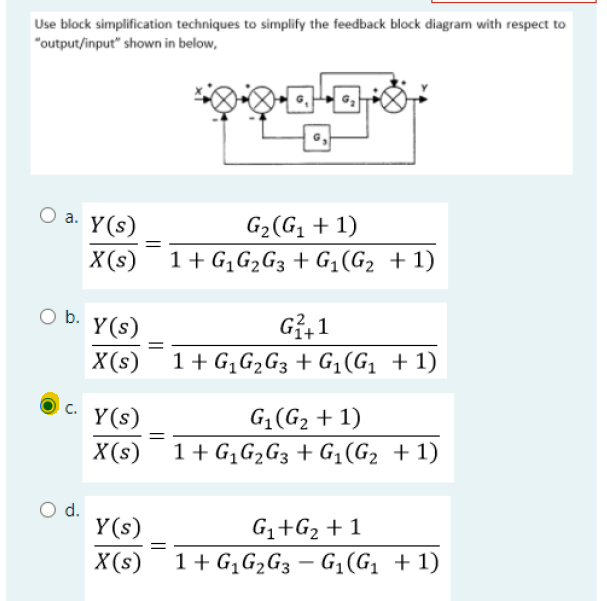 Solved Use block simplification techniques to simplify the | Chegg.com