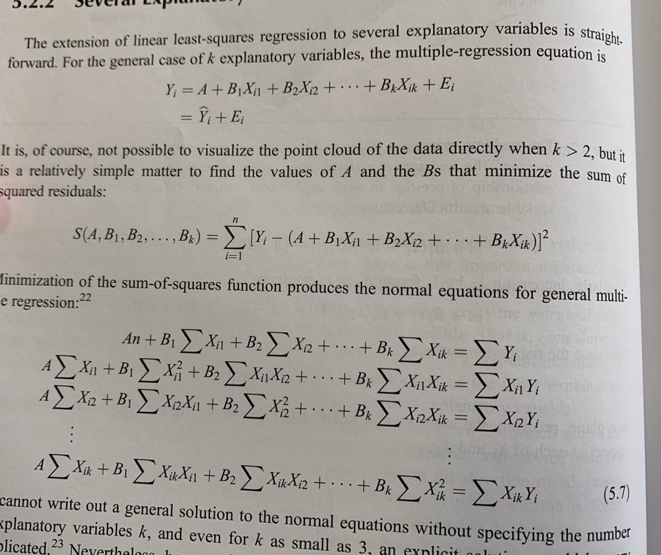 Solved Exercise 5.5. *Derive the normal equations (Equations | Chegg.com