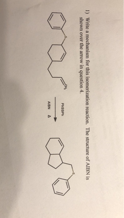 Solved Write a mechanism for this isomerization reaction. | Chegg.com