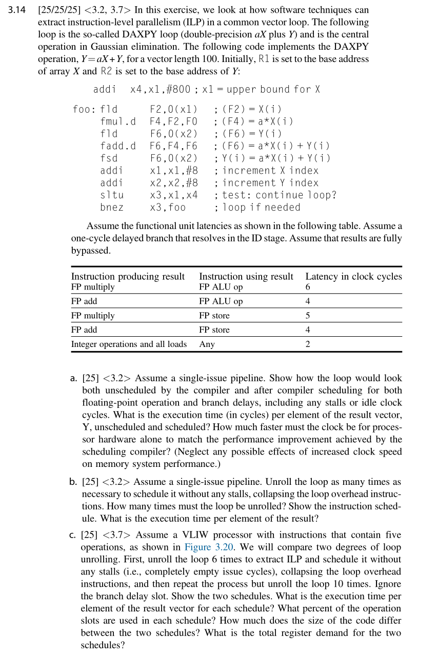 Solved 3.14 [25/25/25] In this exercise, we look | Chegg.com