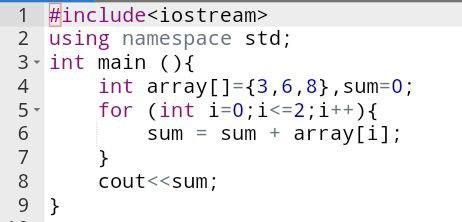 Solved ܗ ܗ 1 #include 2 using namespace std; 3- int main ({ | Chegg.com