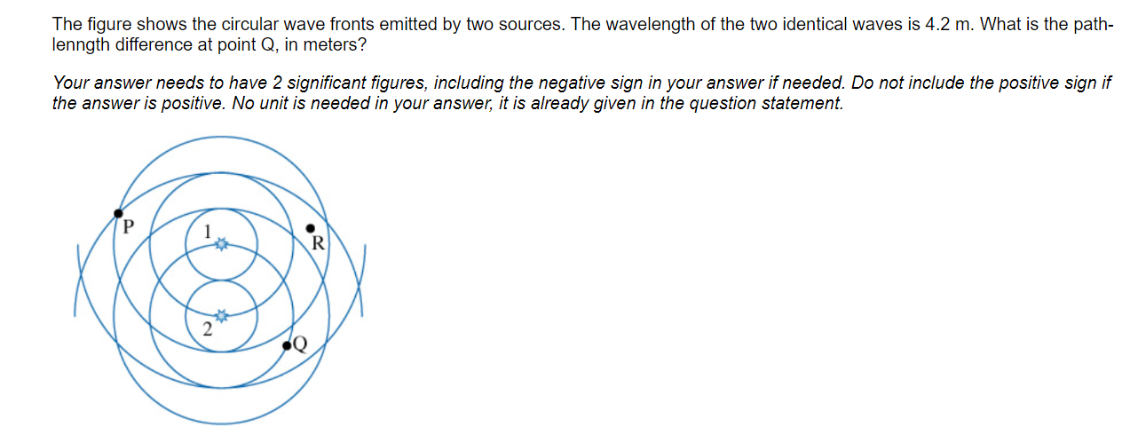 Solved The figure shows the circular wave fronts emitted by | Chegg.com