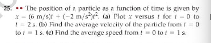 Solved 5. - The position of a particle as a function of time | Chegg.com