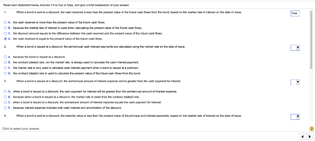 Solved Read each statement below, indicate if it is true or | Chegg.com