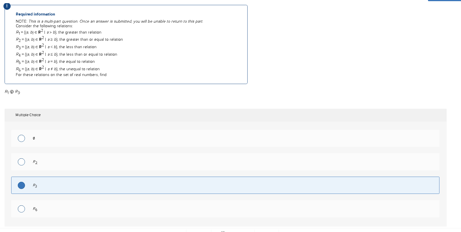 Solved Required informetion NOTE: This is a multi-part | Chegg.com