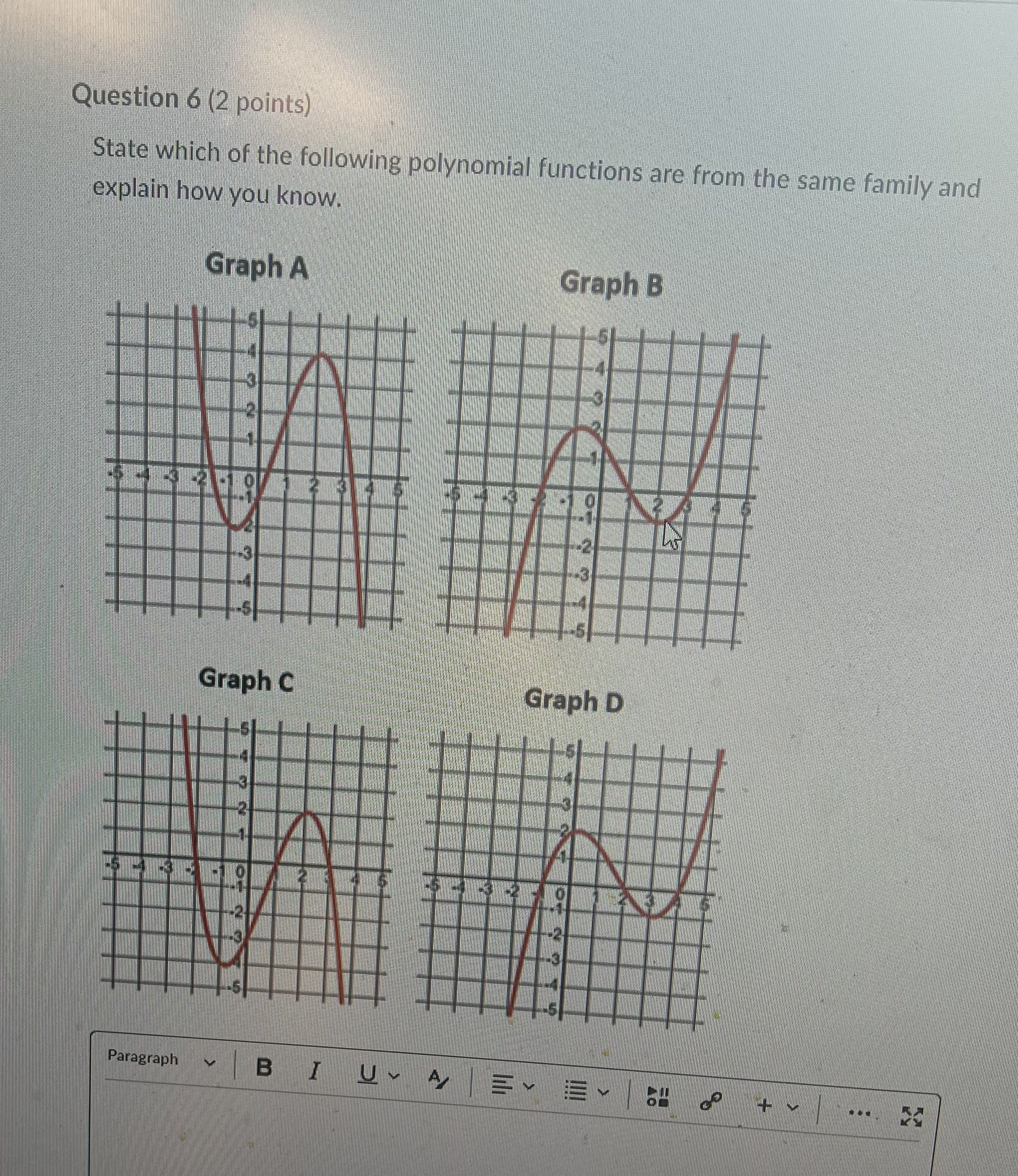 Solved Question 6 (2 points) me family and | Chegg.com