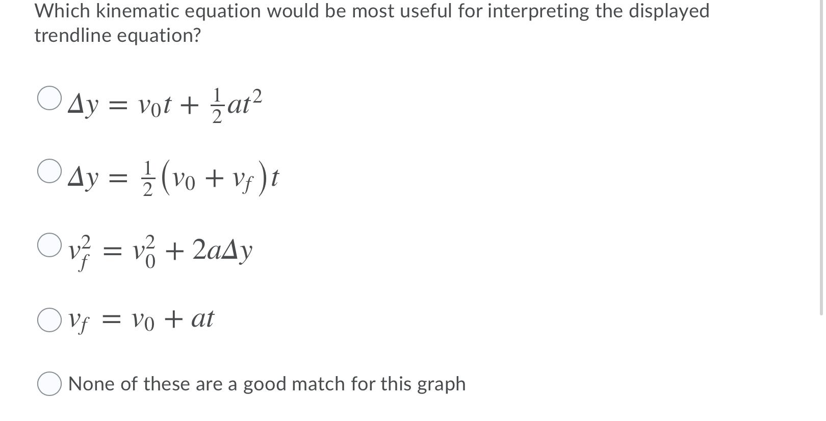 Solved You graphed time squared vs. height, and got a graph | Chegg.com
