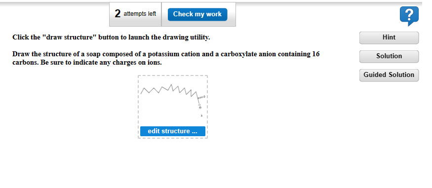 Solved Click the "draw structure" button to launch the | Chegg.com