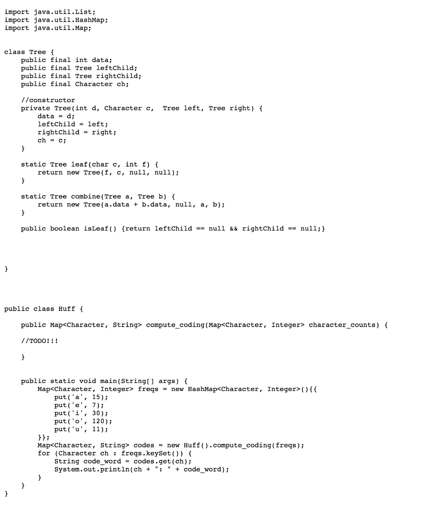Solved Algorithm: Step1: Initialize n one-node trees and | Chegg.com