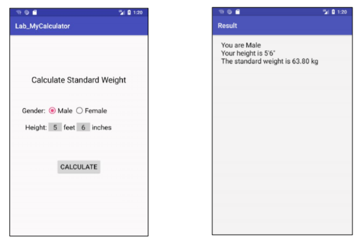 Solved Mobile App Development Problem 1 (Android Studio). | Chegg.com