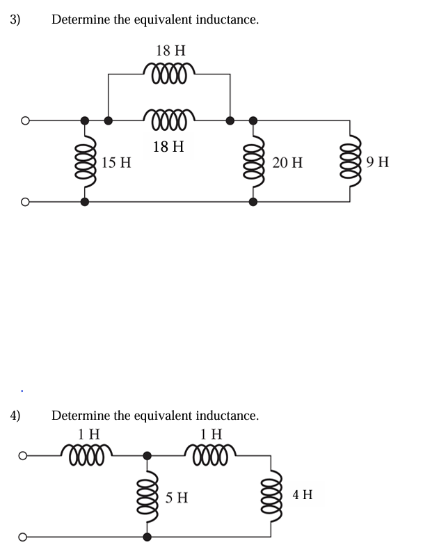 Solved Determine the equivalent inductance.Determine the | Chegg.com Solved Determine the equivalent inductance.Determine the | Chegg.com