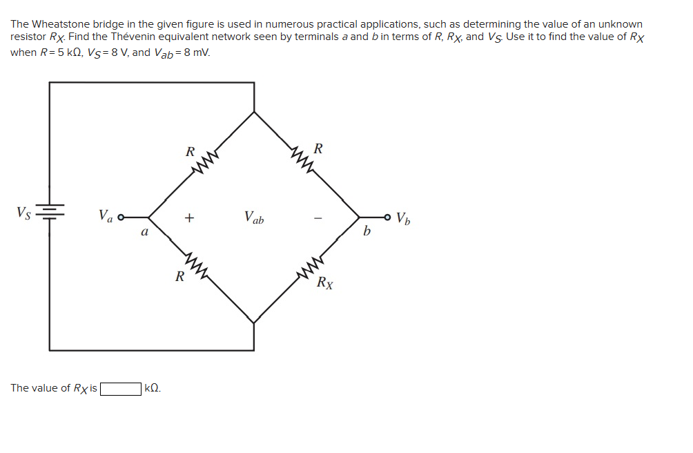 Solved The Wheatstone bridge in the given figure is used in | Chegg.com