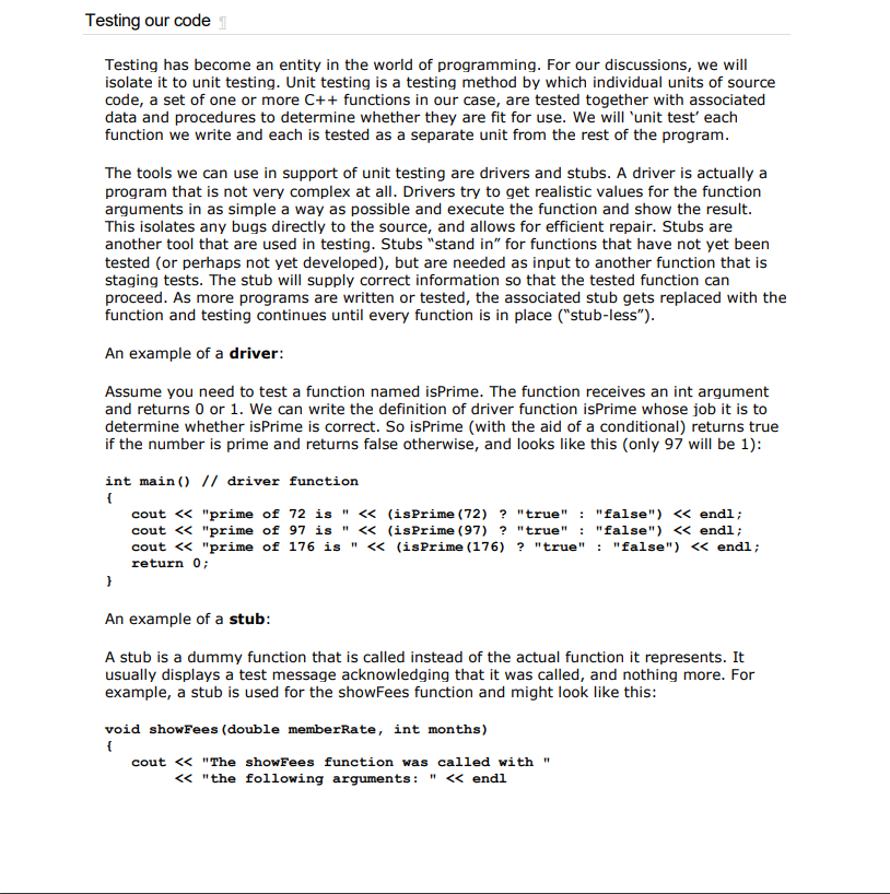 C++ Program (THERE ARE THREE PARTS SO THERE SHOULD | Chegg.com