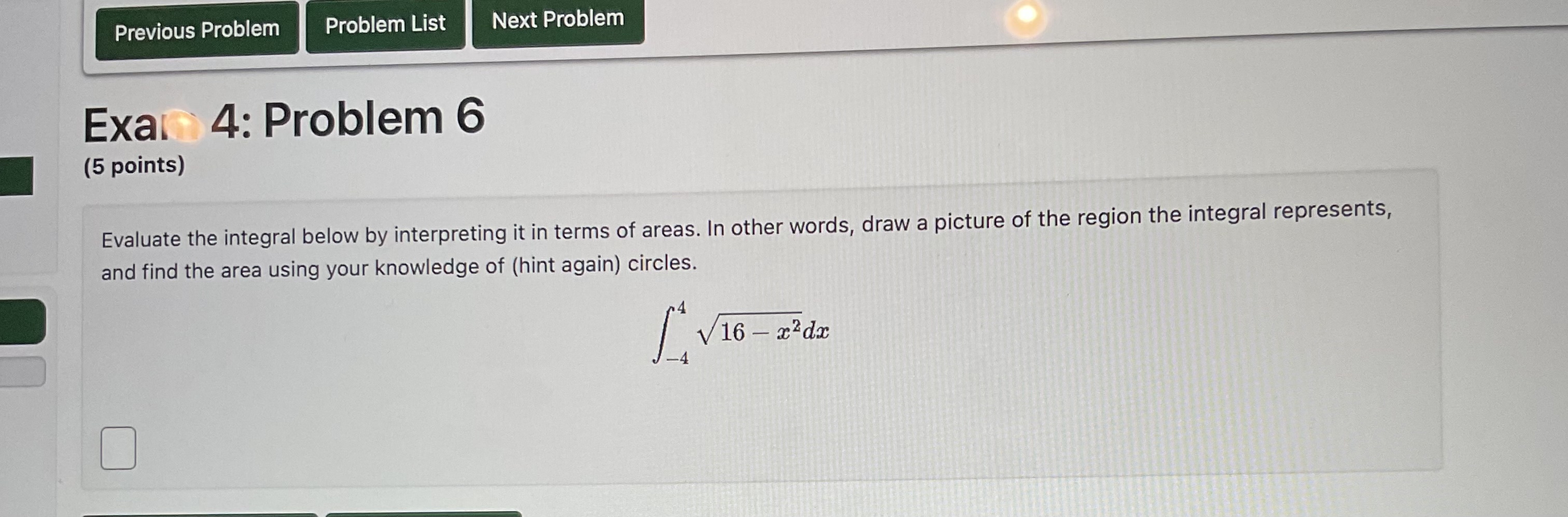 Solved Evaluate the integral below by interpreting it in | Chegg.com