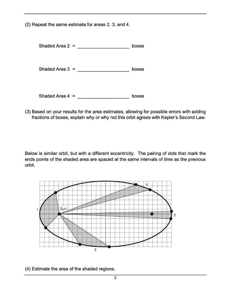 Solved Lab - Kepler's Second Law Goals In this laboratory | Chegg.com