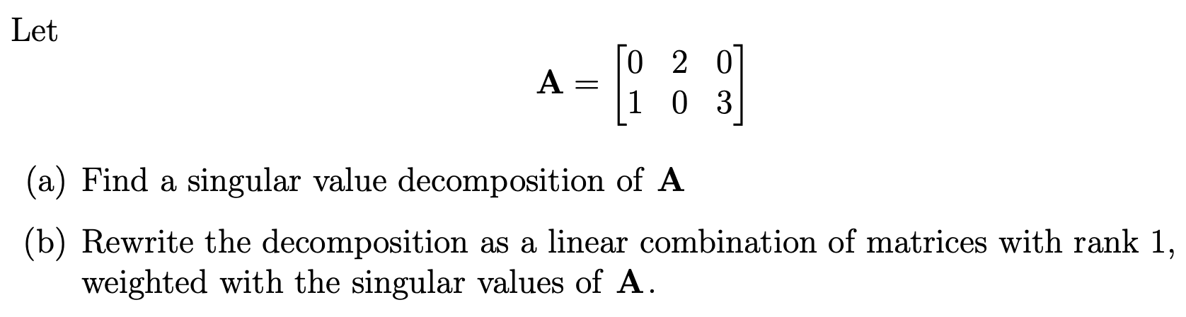 Solved More detail in finding Lamda and rewriting as a | Chegg.com