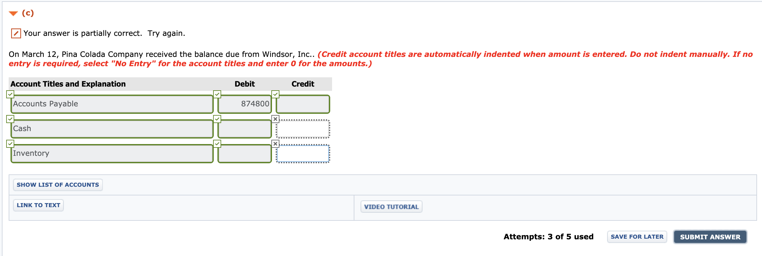 Solved Brief Exercise 5-5 (Part Level Submission) Prepare | Chegg.com