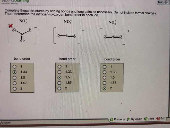 Solved complete these structures by adding bonds and Ione | Chegg.com