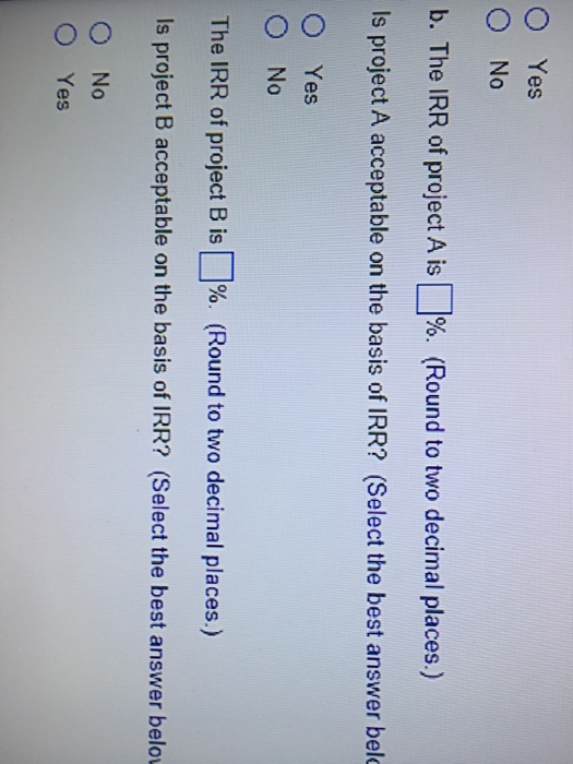 Solved NPV and IRR analysis of projects Thomas Company is co | Chegg.com
