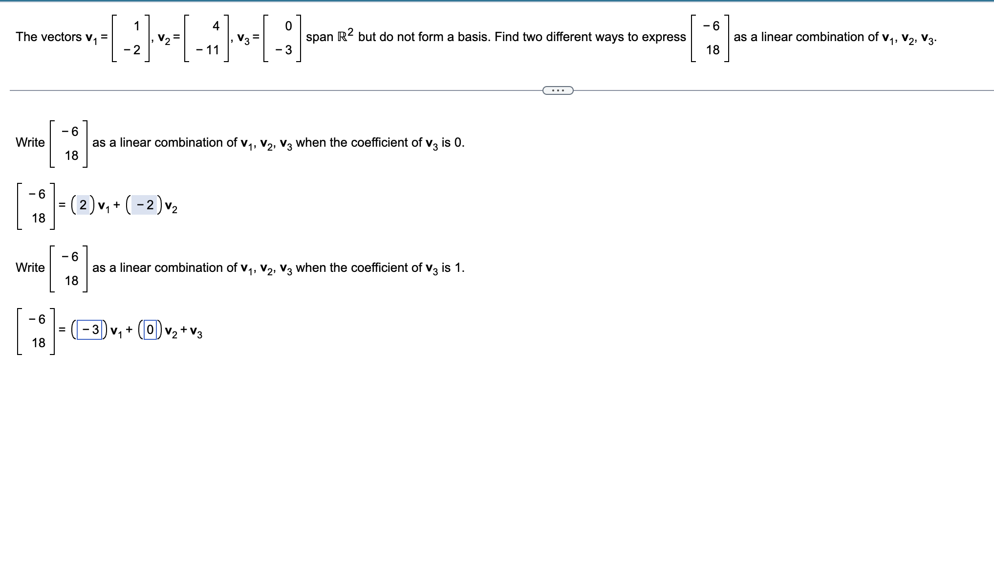 Solved Question content area topPart 1The vectorsv Subscript | Chegg.com Solved Question content area topPart 1The vectorsv Subscript | Chegg.com