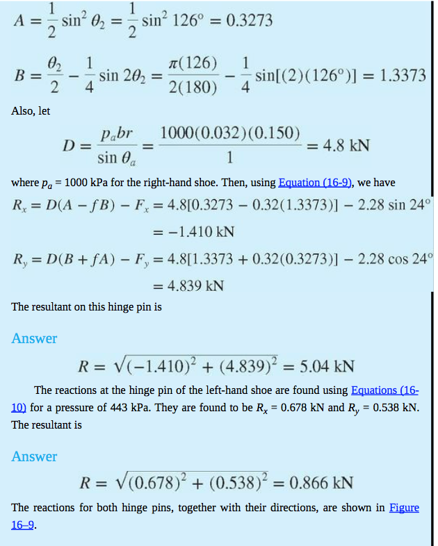 Solved b) Refer the solved example problem 16-2 in the | Chegg.com