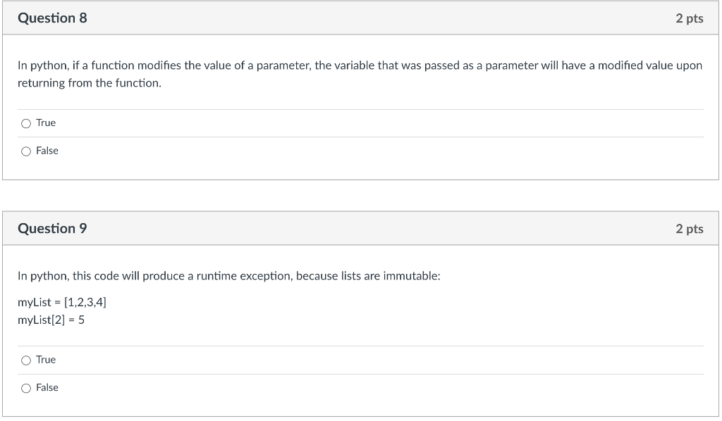 Solved In Python If A Function Modifies The Value Of A 3400