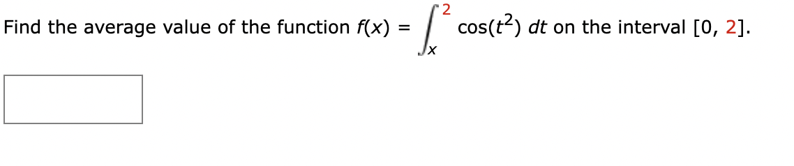 Solved Find the average value of the function | Chegg.com