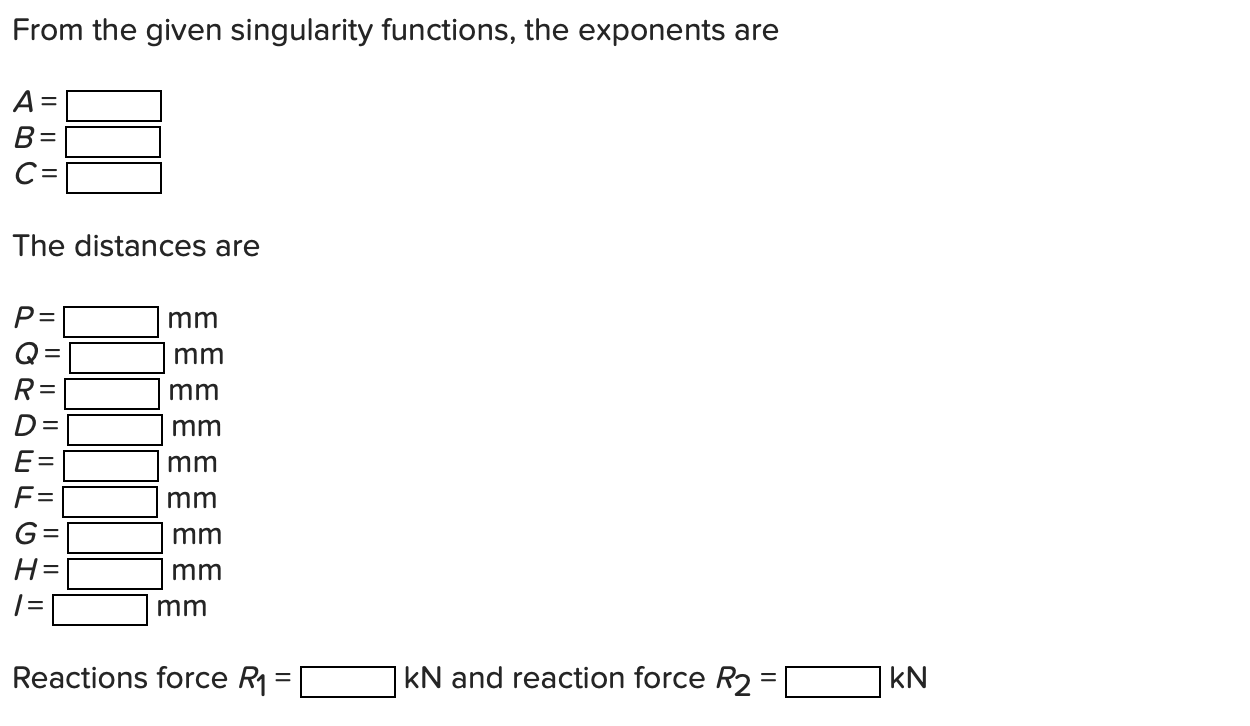 Solved Provide the correct exponents and distances to make | Chegg.com