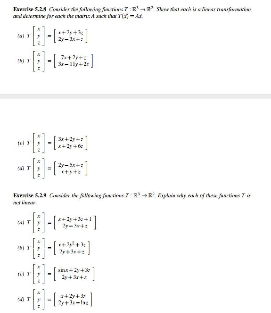 Solved (1) Suppose A is a 7 x 9 matrix with nullity(A) 2. | Chegg.com