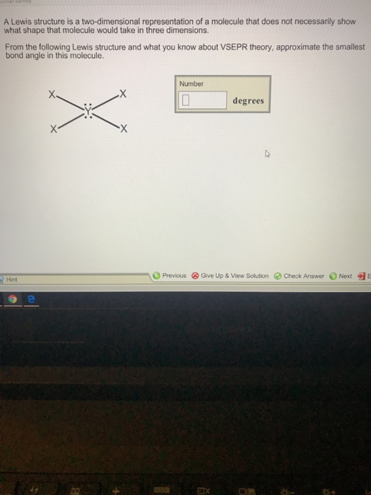 Solved A Lewis structure is a two-dimensional representation | Chegg.com