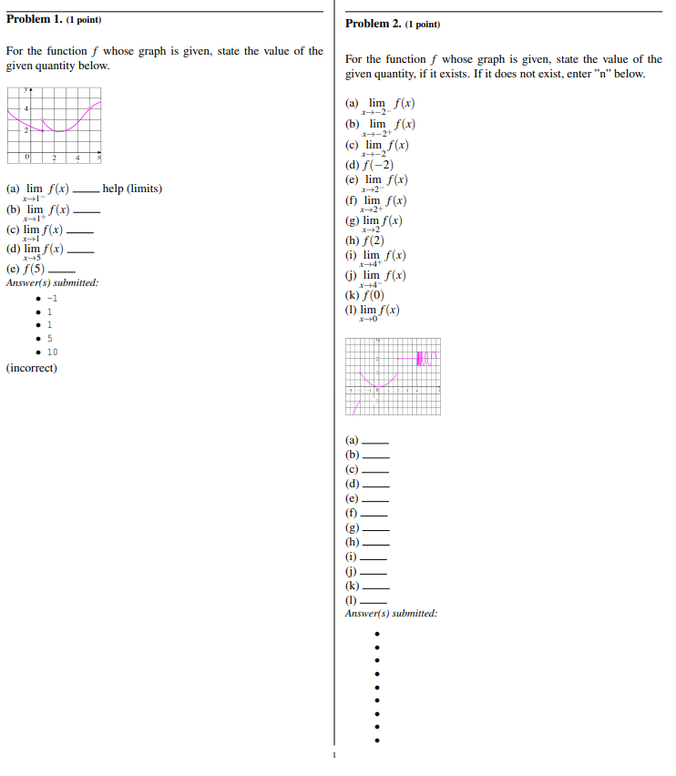 Solved For the function f whose graph is given, state the | Chegg.com