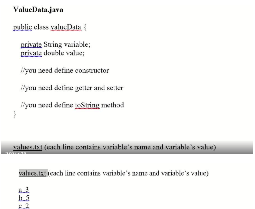 Solved Assignment5.java will implement the general version | Chegg.com