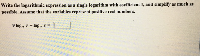 Solved Write the logarithmic expression as a single | Chegg.com