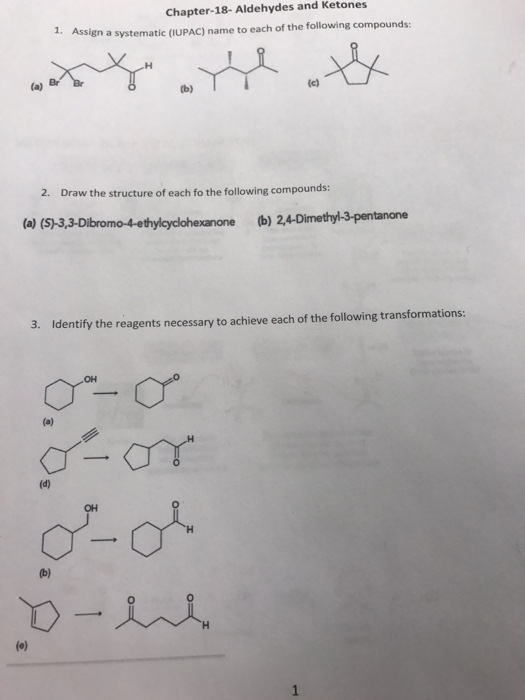 Solved Assign a systematic (IUPAC) name to each of the | Chegg.com