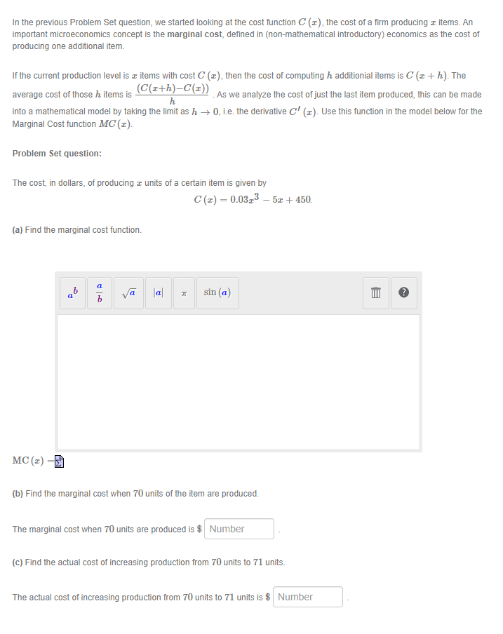 Solved In the previous Problem Set question, we started | Chegg.com