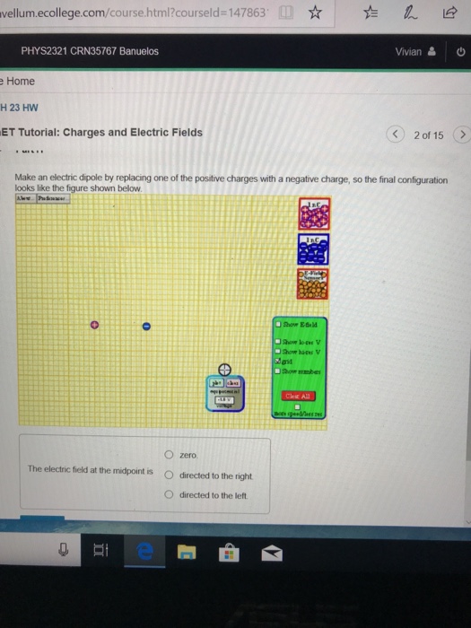 Solved vellum.ecollege.com/course.html?courseld 147863 . ? | Chegg.com
