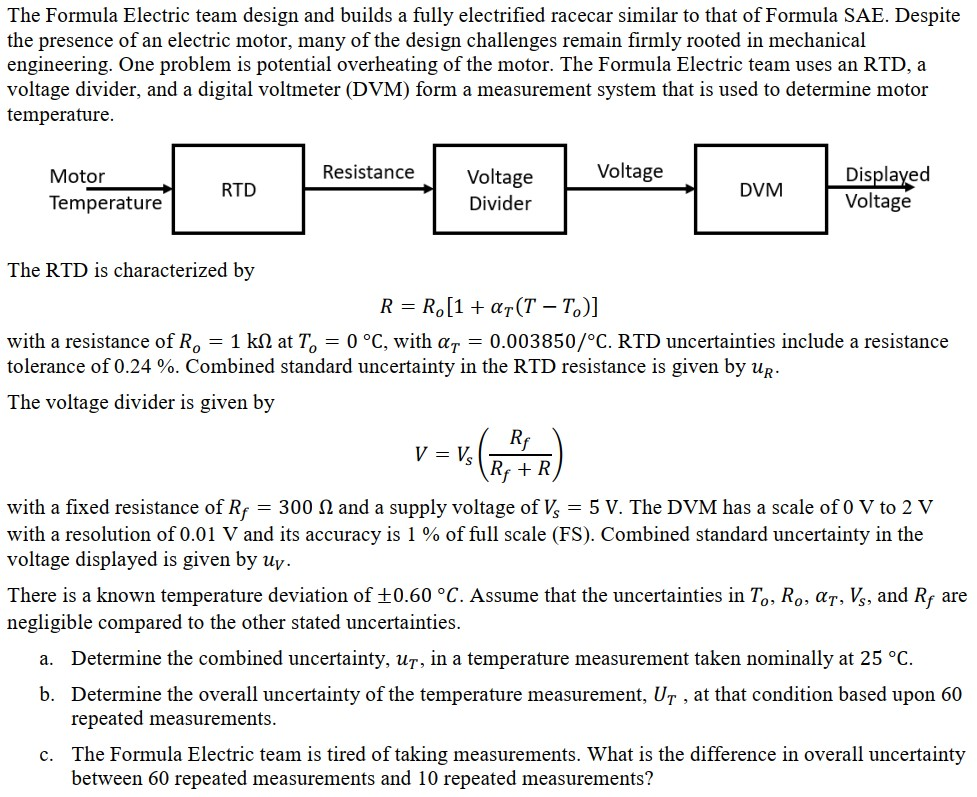 The Formula Electric team design and builds a fully | Chegg.com