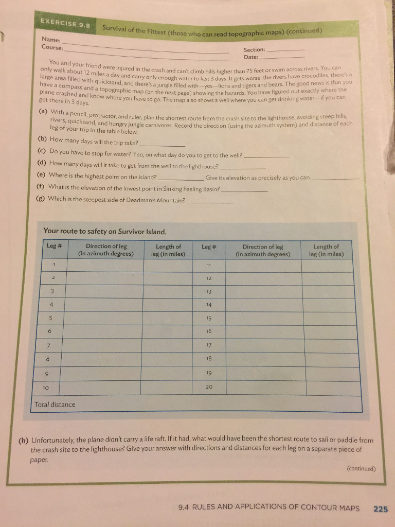 Solved EXERCISE 9.8 Survival of the Fittest (those who can | Chegg.com