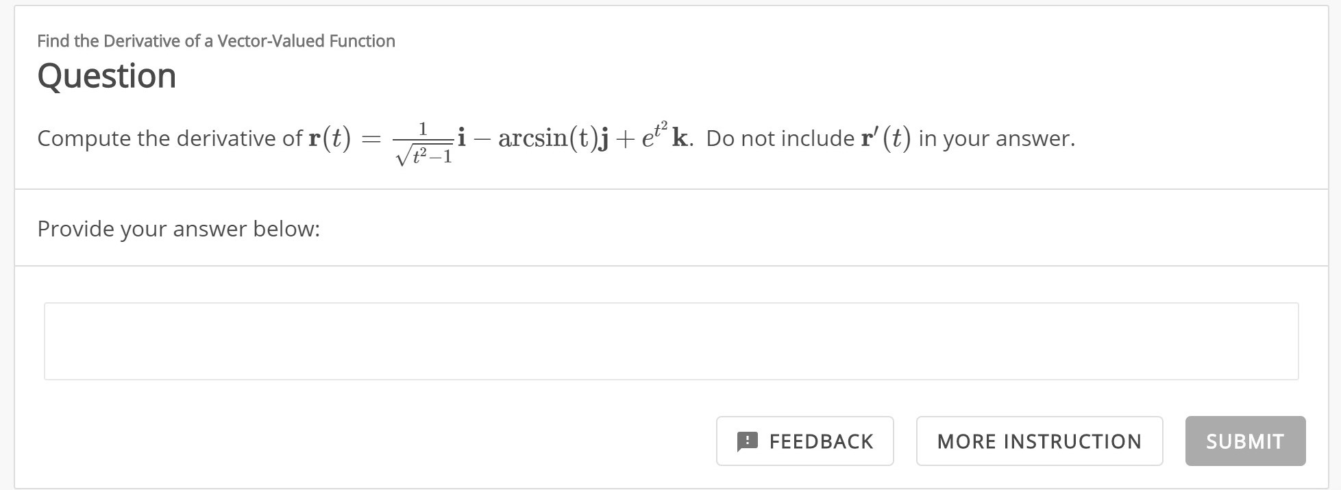 Solved Find The Derivative Of A Vector Valued Function