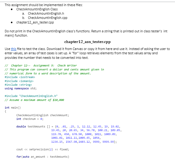 Solved Before you start.. Problem Specifications - | Chegg.com